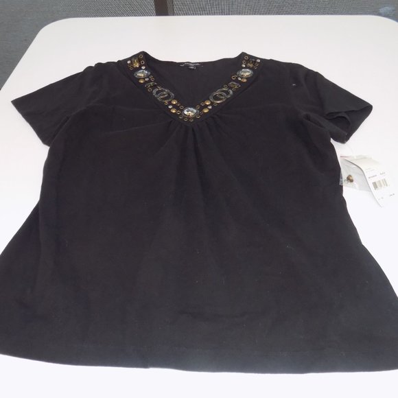 Notations | Tops | Notations Womans Black Blouse X | Poshmark